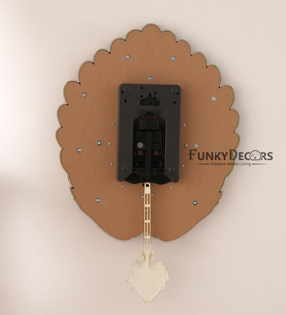 Pearl Multicolor Peacock Pendulum Wall Clock , Wall Watch , Wall Decor ...